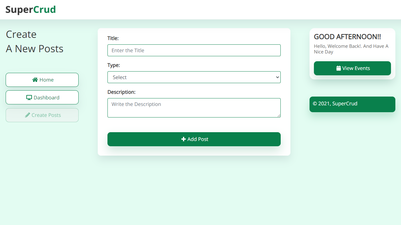 SuperCrud - [MERN] Node React Crud Builder by Shape4 | CodeCanyon